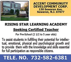 Rising Star certified teacher ad small | The Amboy Guardian